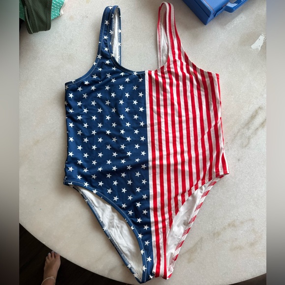 chubbies | Swim | Chubbies Red White Blue One Piece Swim Suit | Poshmark